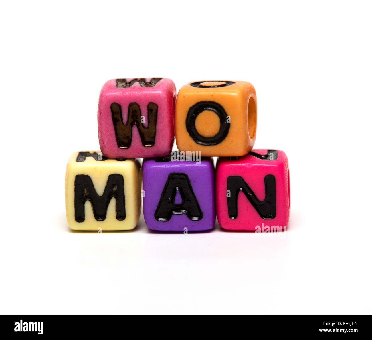 Woman word Cut Out Stock Images & Pictures - Alamy