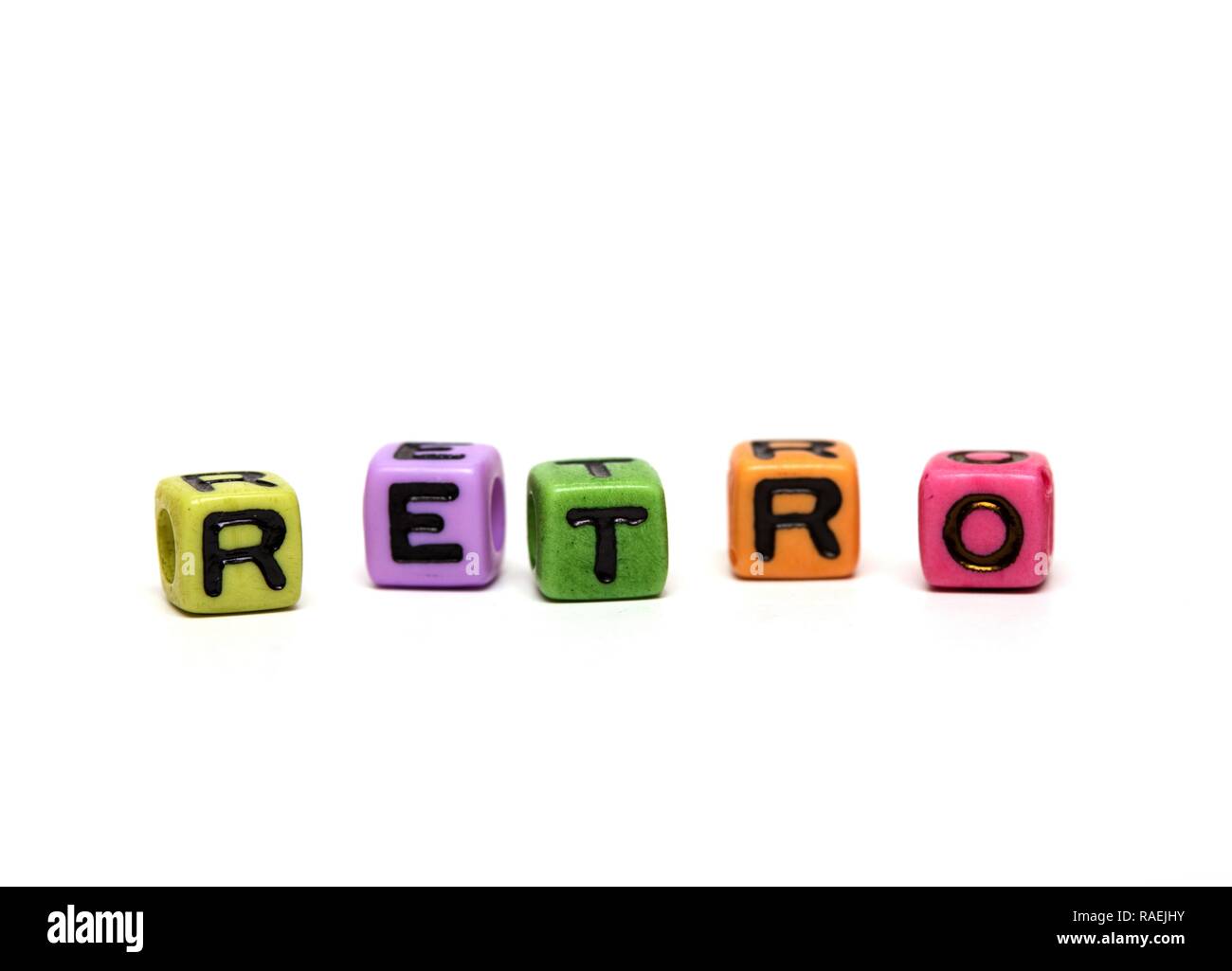 Abstract object cubes retro hi-res stock photography and images - Alamy