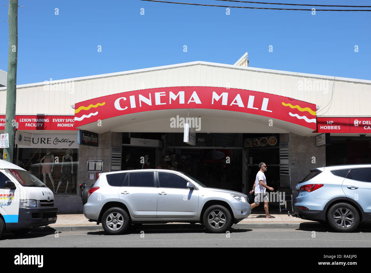 Cinema Mall, Nelson Bay, Port Stephens, Australia Stock Photo - Alamy