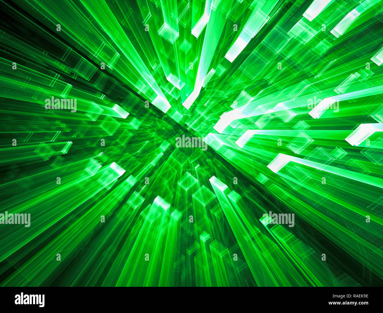 Abstract technology background with perspective - digitally gen Stock ...
