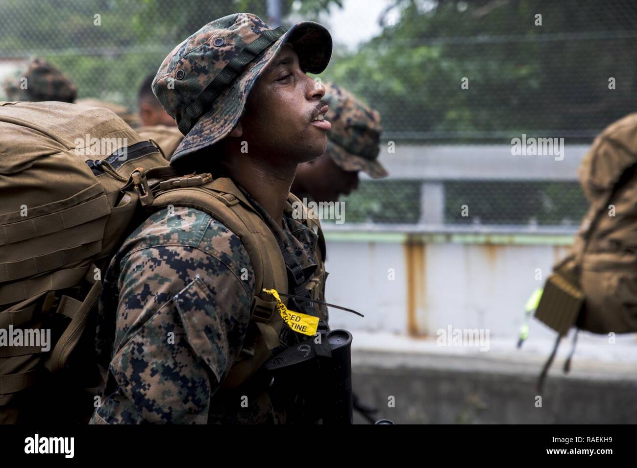 Staff Sgt. Denzel Youngblood, embark chief with Combat Logistic ...