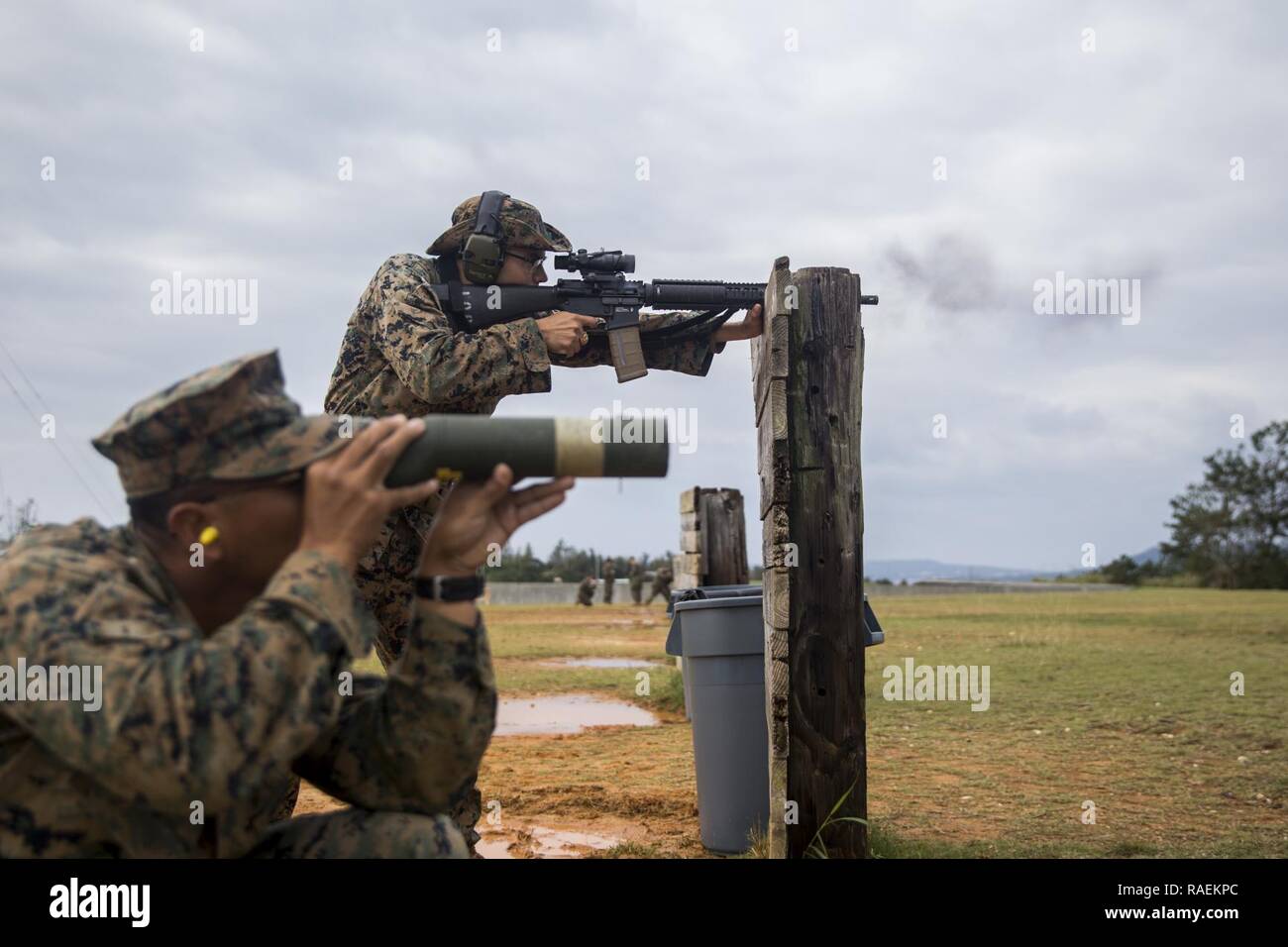 U.S. Marines with 7th Communication Battalion, III Marine Expeditionary ...
