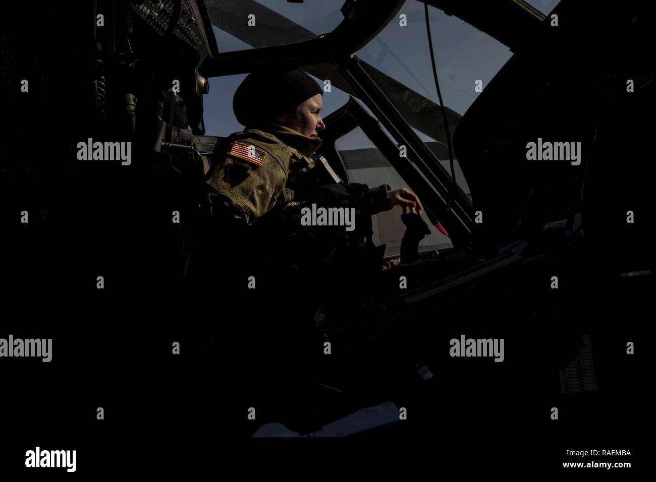 U S Army Chief Warrant Officer 3 Kristina Sofchak Prepares Her Uh 60l