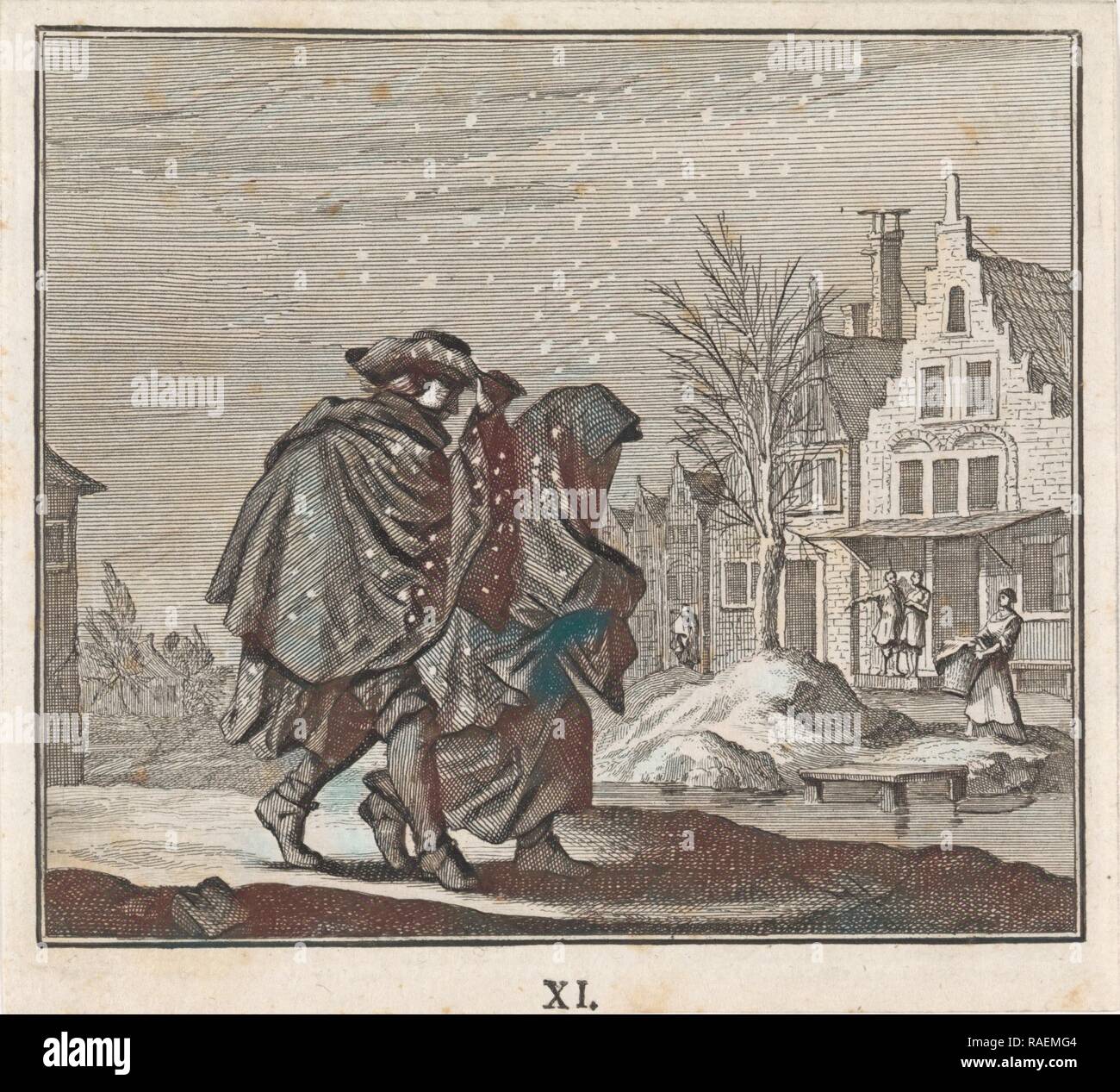 Emblem snow, Caspar Luyken, Jan Luyken, Christoph Weige. Reimagined by ...