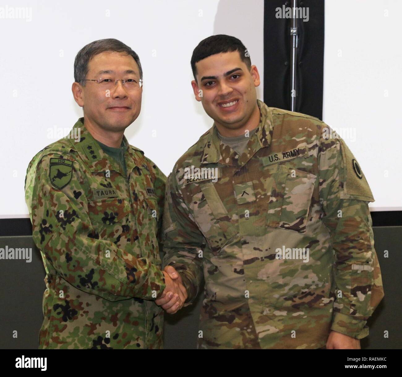 The Japan Northern Army Commanding General, Lt. Gen. Masato Taura ...