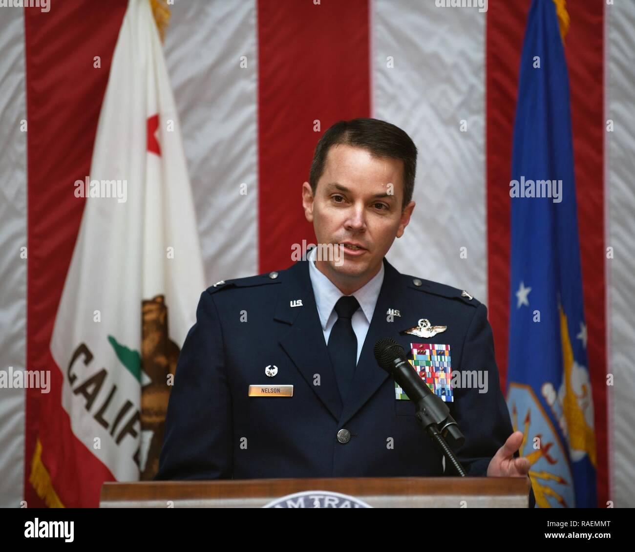 U.S. Air Force Col. Jeffrey Nelson, 60th Air Mobility Wing commander ...