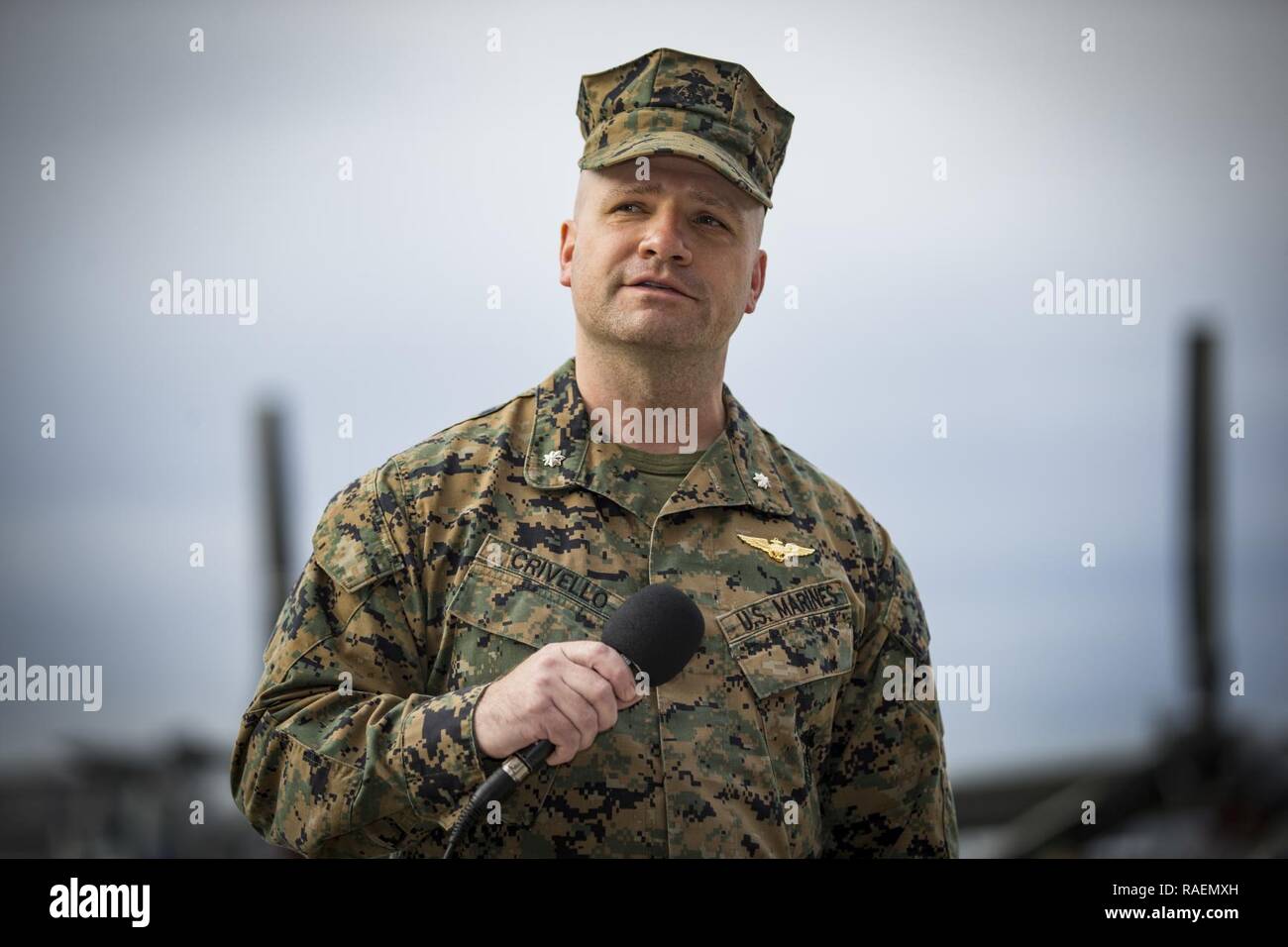 U.S. Marine Corps Lt. Col. Michael A. Crivello, former commanding ...