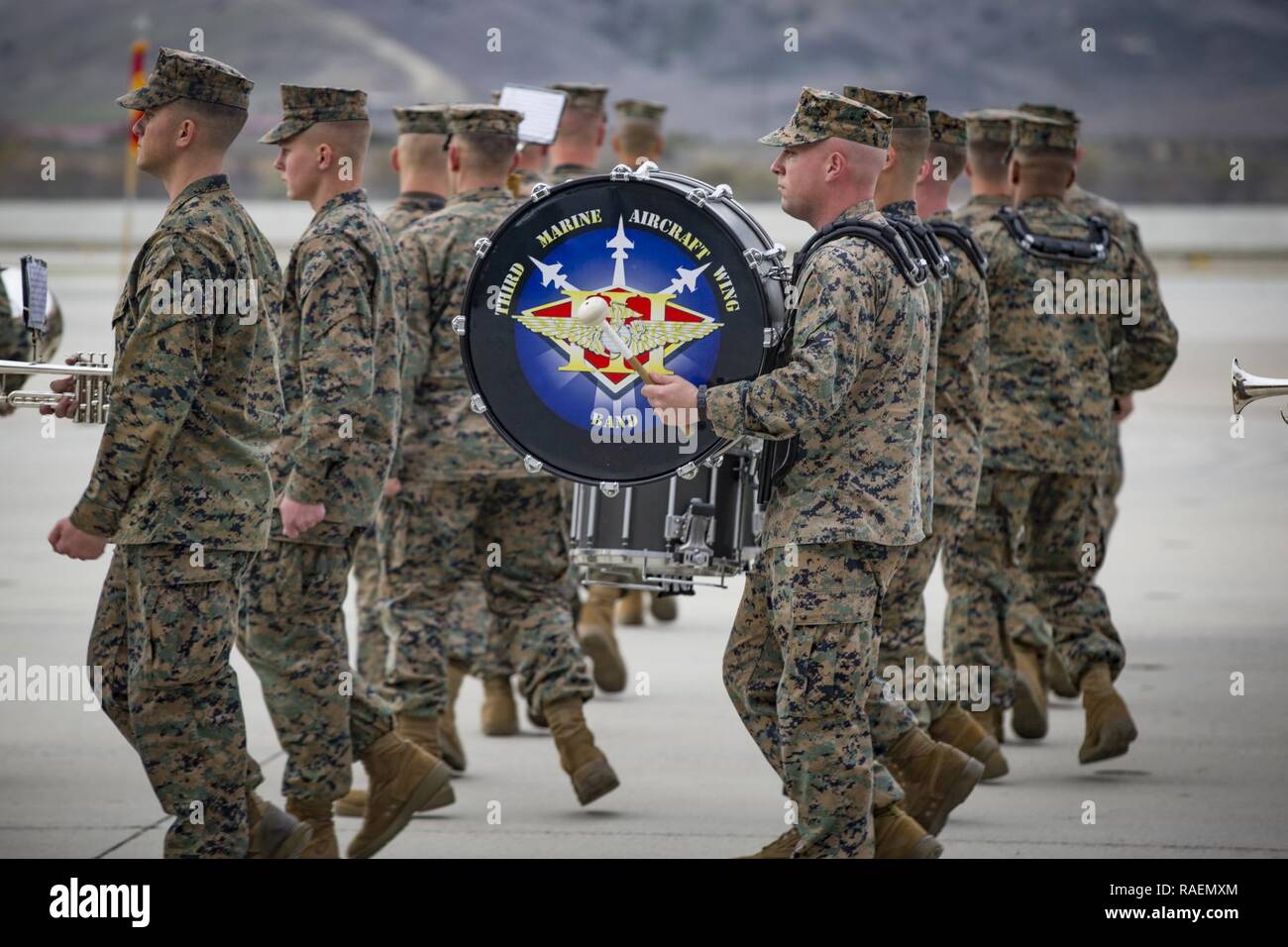 U.S. Marine Corps Chief Warrant Officer 2 Mark Pellon, band director ...