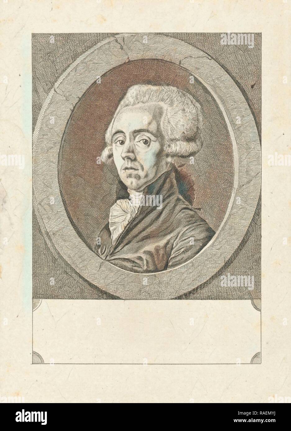 Portrait of Jean-Louis Baudelocque, Pieter de Mare, Le Camus, 1788 ...