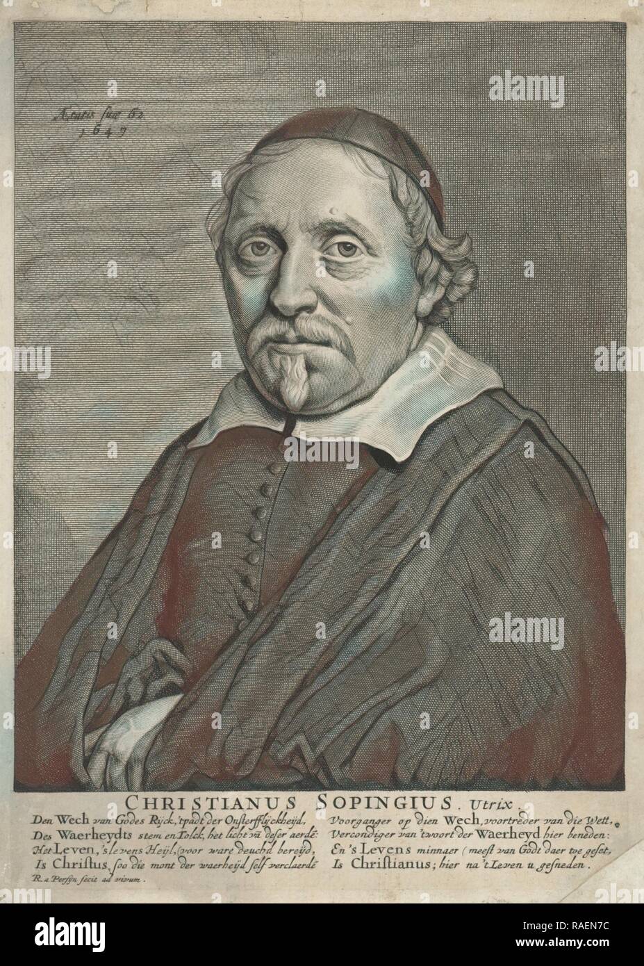 1647 portrait of christiaan sopingius hi-res stock photography and ...