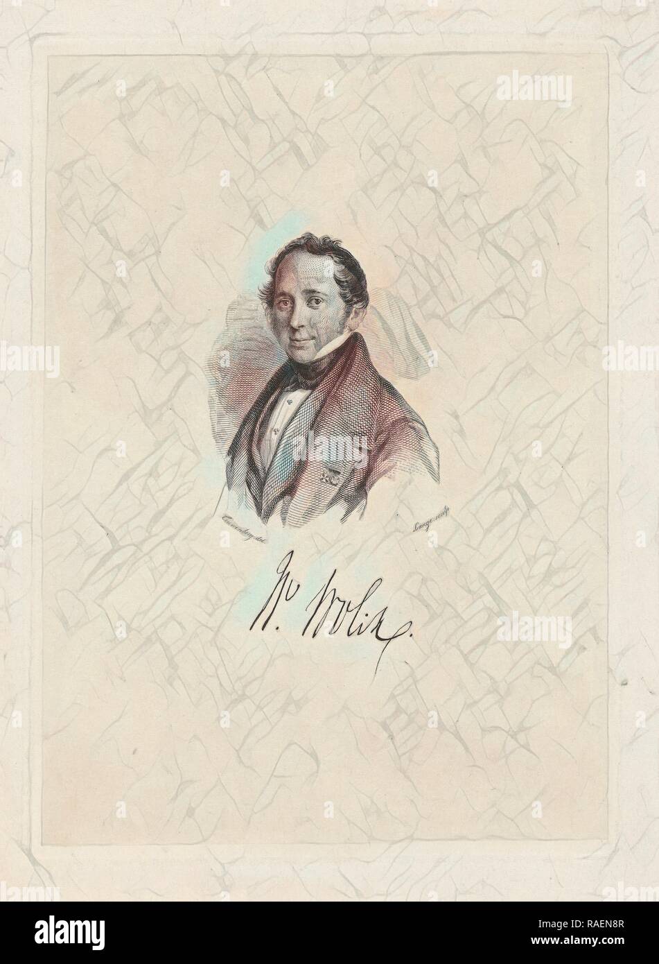 Portrait of Willem Vrolik, Johannes Philippus Lange, 1840 - 184 ...