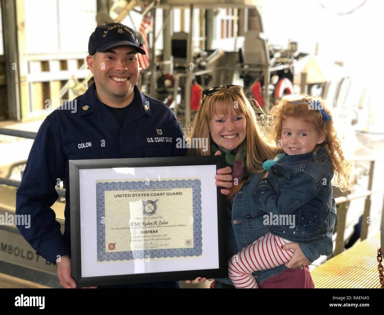 Petty Officer 2nd Class Ruben Colon, a boatswain’s mate assigned to ...
