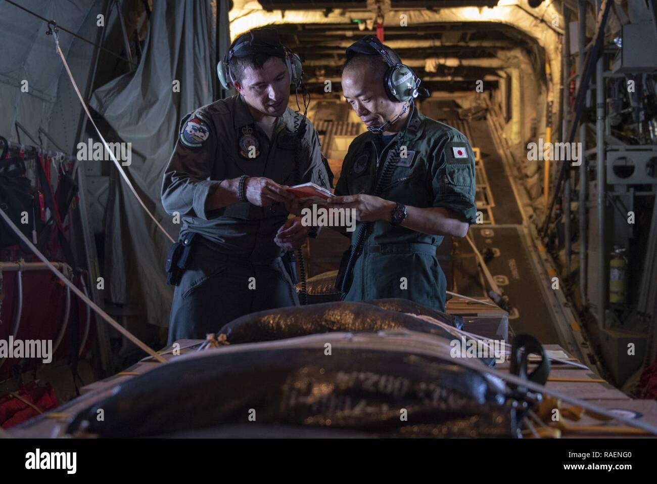 Royal Australian Air Force SGT Karl Penny, 37th Squadron C-130J Super ...