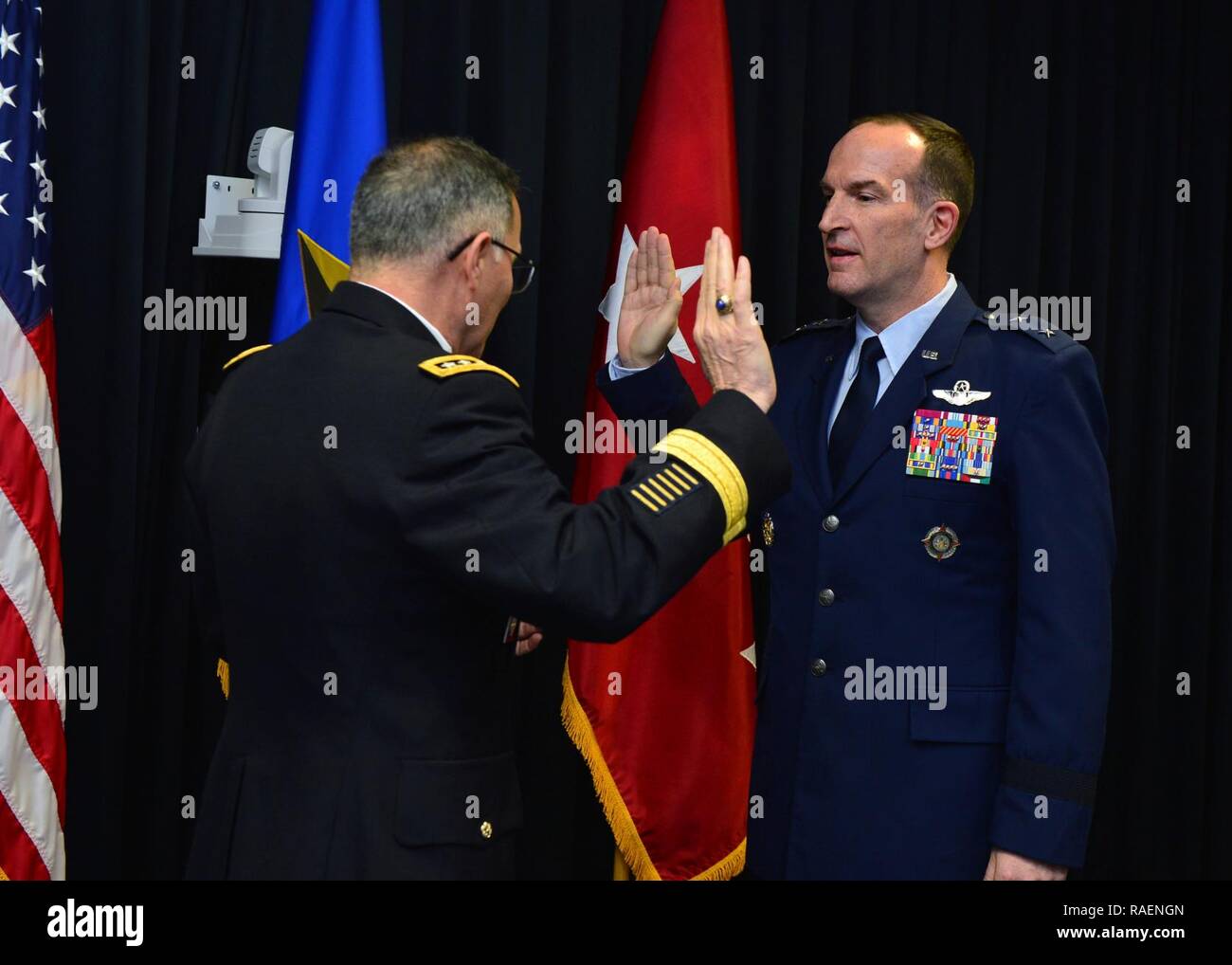 Gen. Curtis M. Scaparrotti, left, U.S. European Command commander, and ...