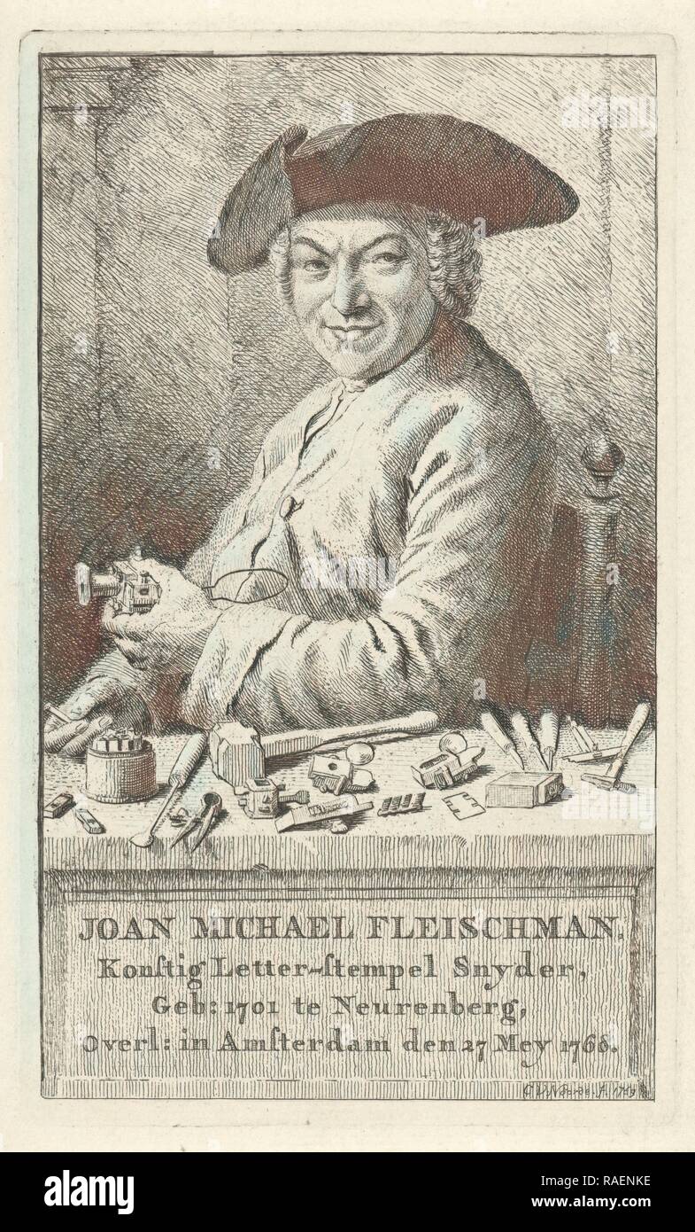 Portrait of Joan Michael Fleischman, Cornelis van Noorde, 176 ...