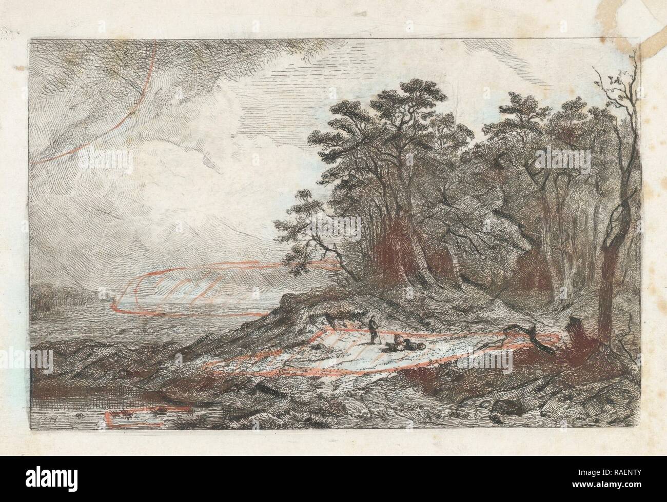 Landscape with Shepherd, Constantinus Cornelis Huysmans, 1820 - 188 ...