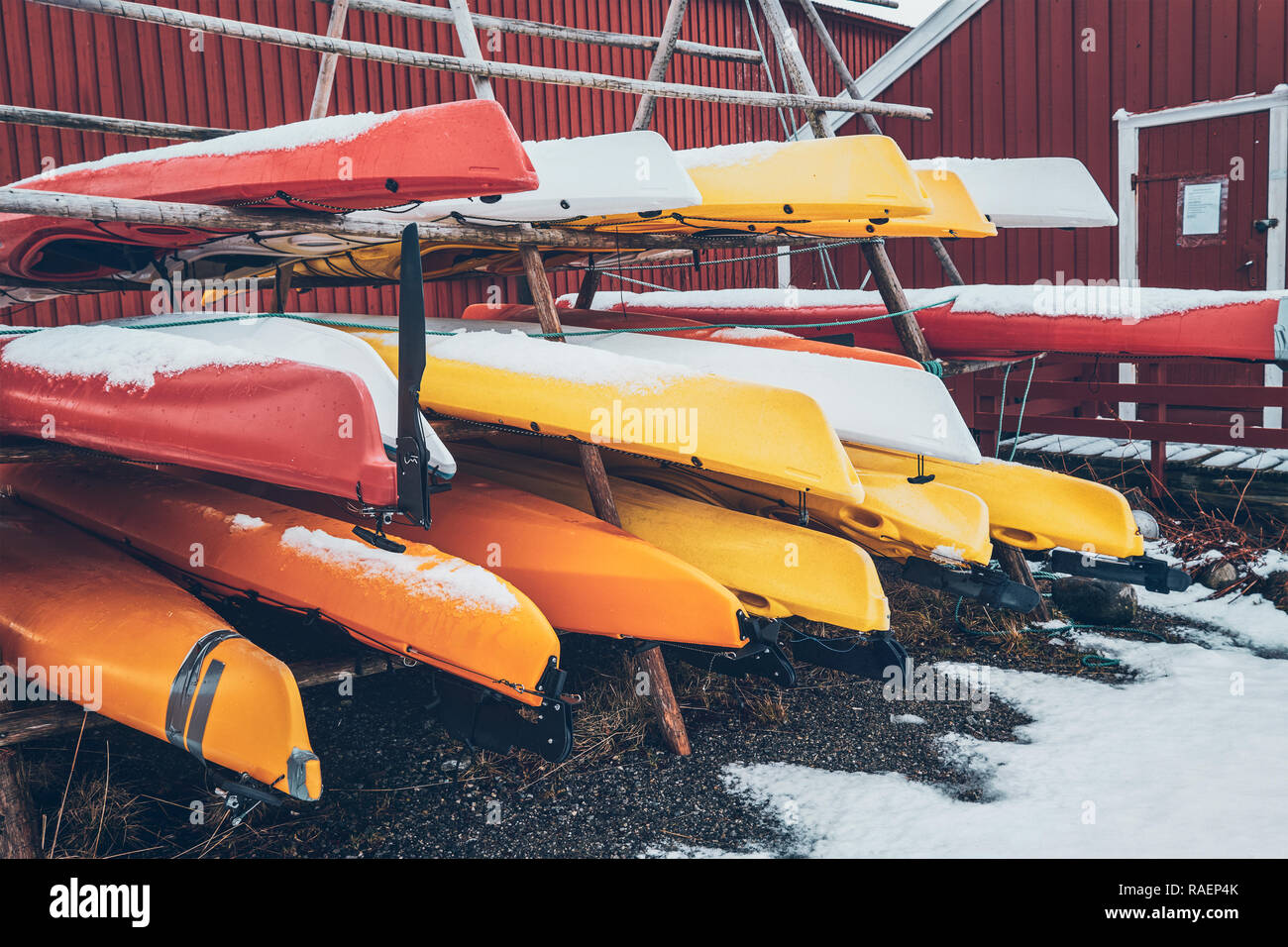 Norwegian kayaks hi-res stock photography and images - Alamy