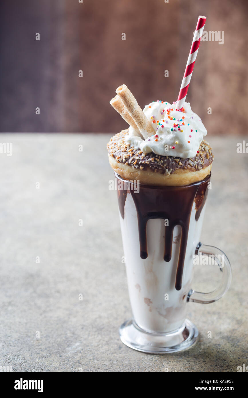 Milk Monster Shakes or Freak Shake. Big Crazy Milkshake or Freakshake ...