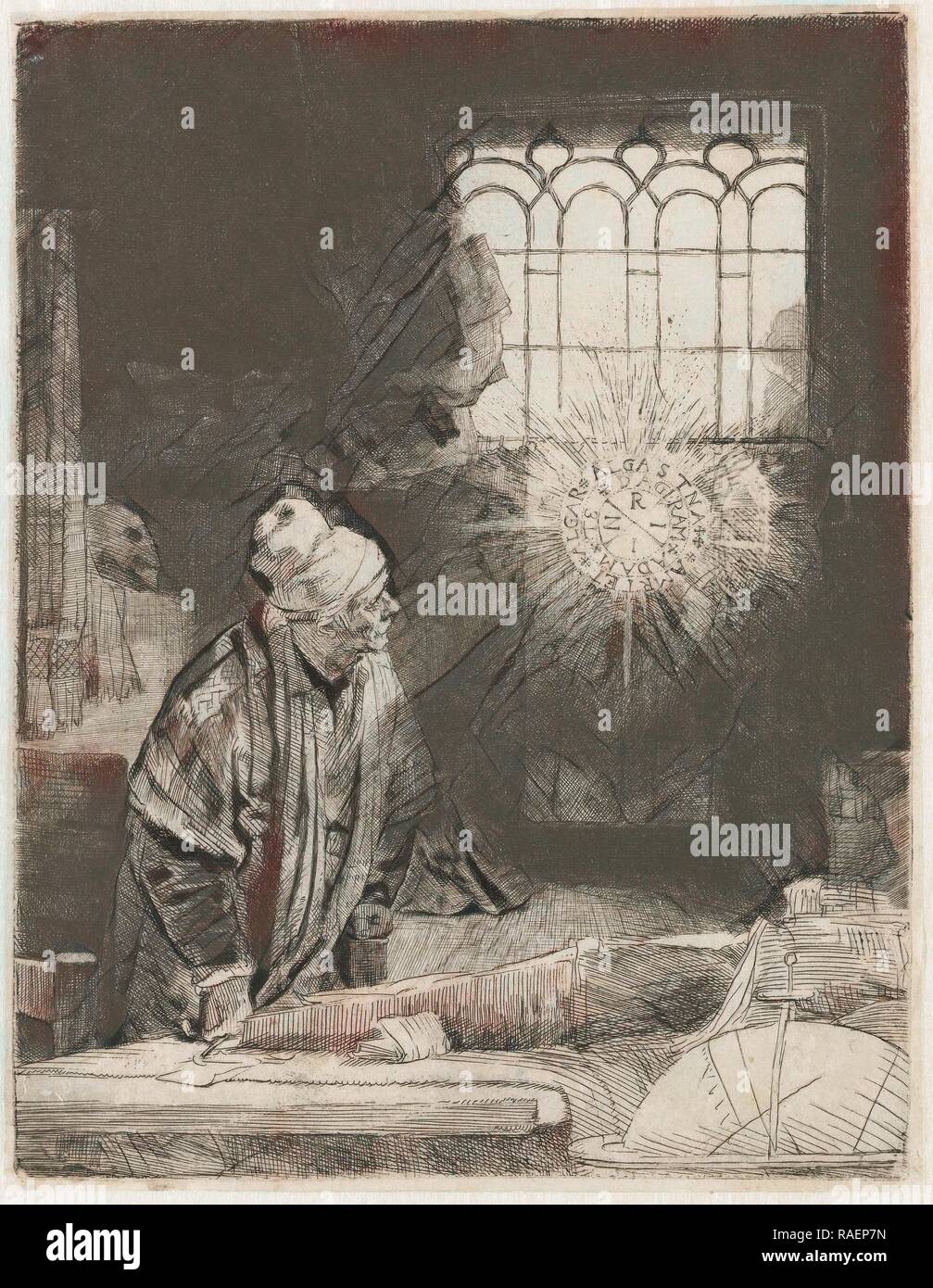 A scholar in his study, Rembrandt Harmensz. van Rijn, 1650 - 165 ...