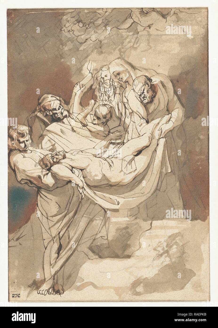 Entombment, Peter Paul Rubens, 1615 - 161. Reimagined by Gibon. Classic ...