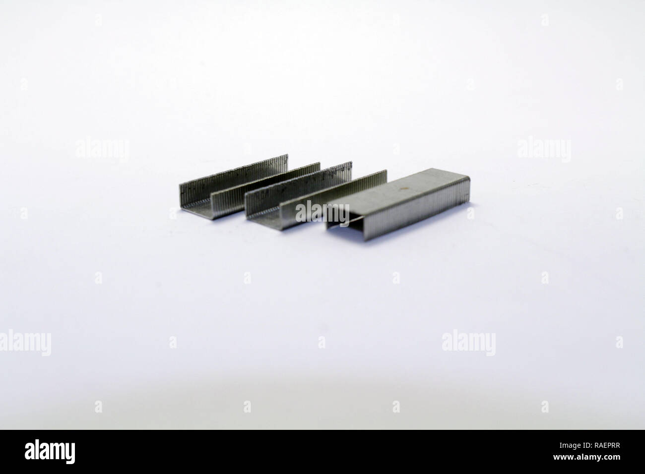 The inventory of staple strips of a (paper) fastener. Trivial but ...