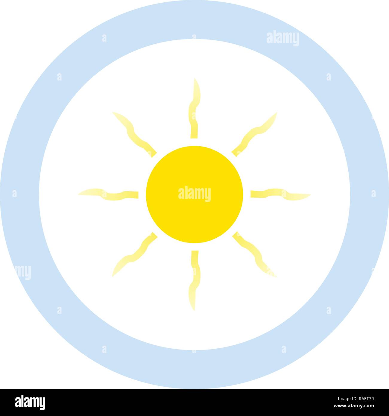 Sun vector. Sunny day icon Stock Vector Image & Art - Alamy