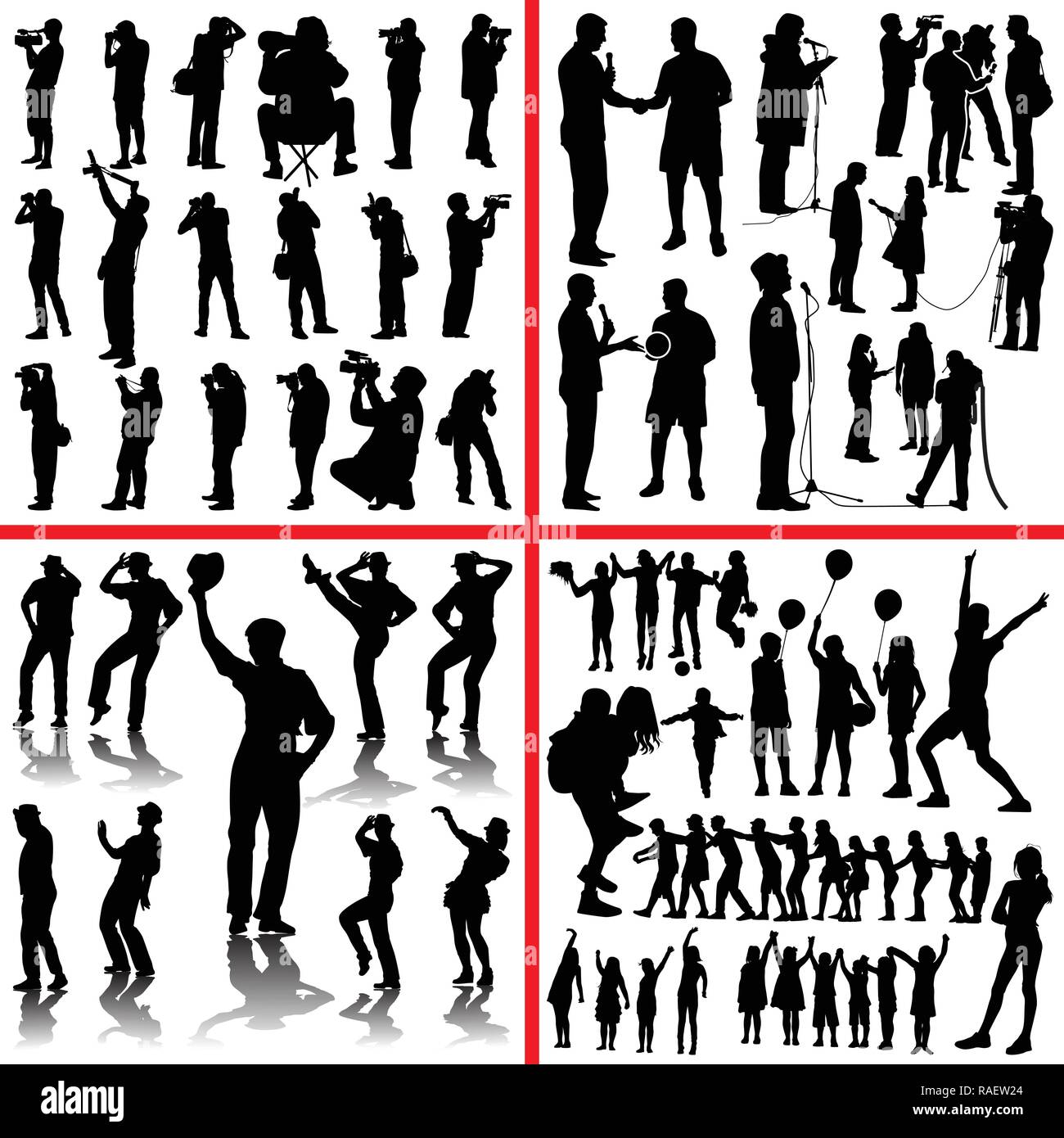 Family studio Stock Vector Images - Alamy