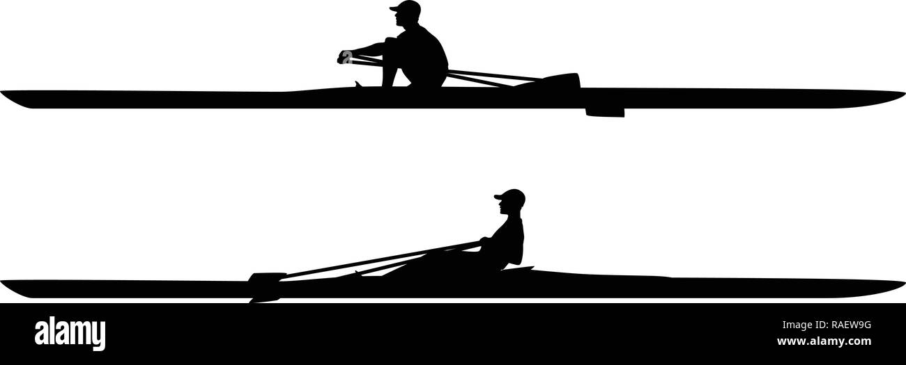 Kayak vector Black and White Stock Photos & Images - Alamy