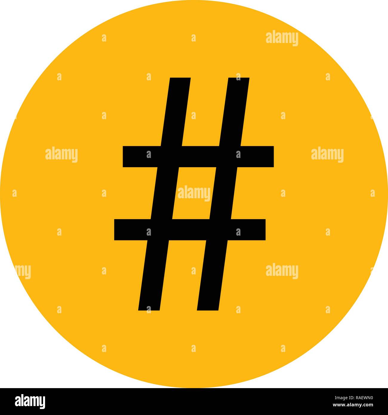 Pound Symbol Hashtag