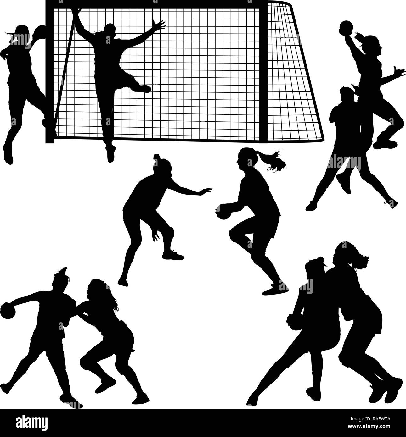 Hand ball handball Black and White Stock Photos & Images - Alamy
