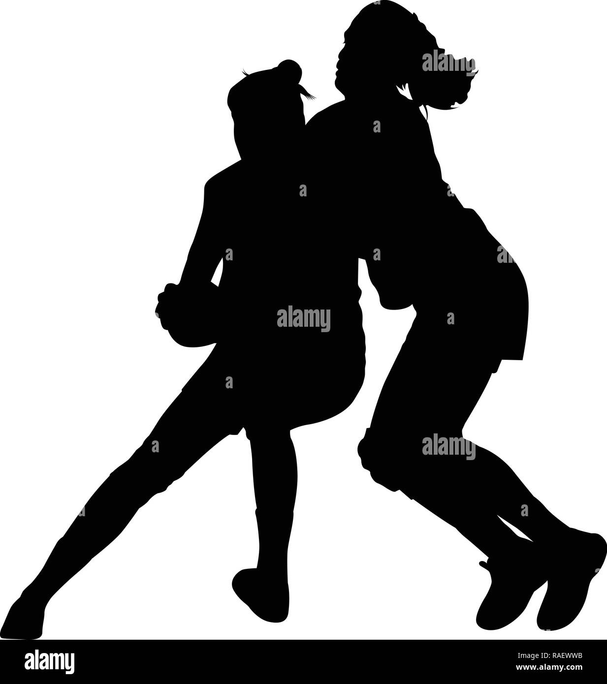 handball woman player Stock Vector Image & Art - Alamy