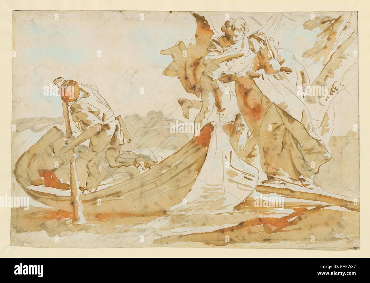 Flight into Egypt, Giovanni Battista Tiepolo (Italian, 1696 - 1770 ...