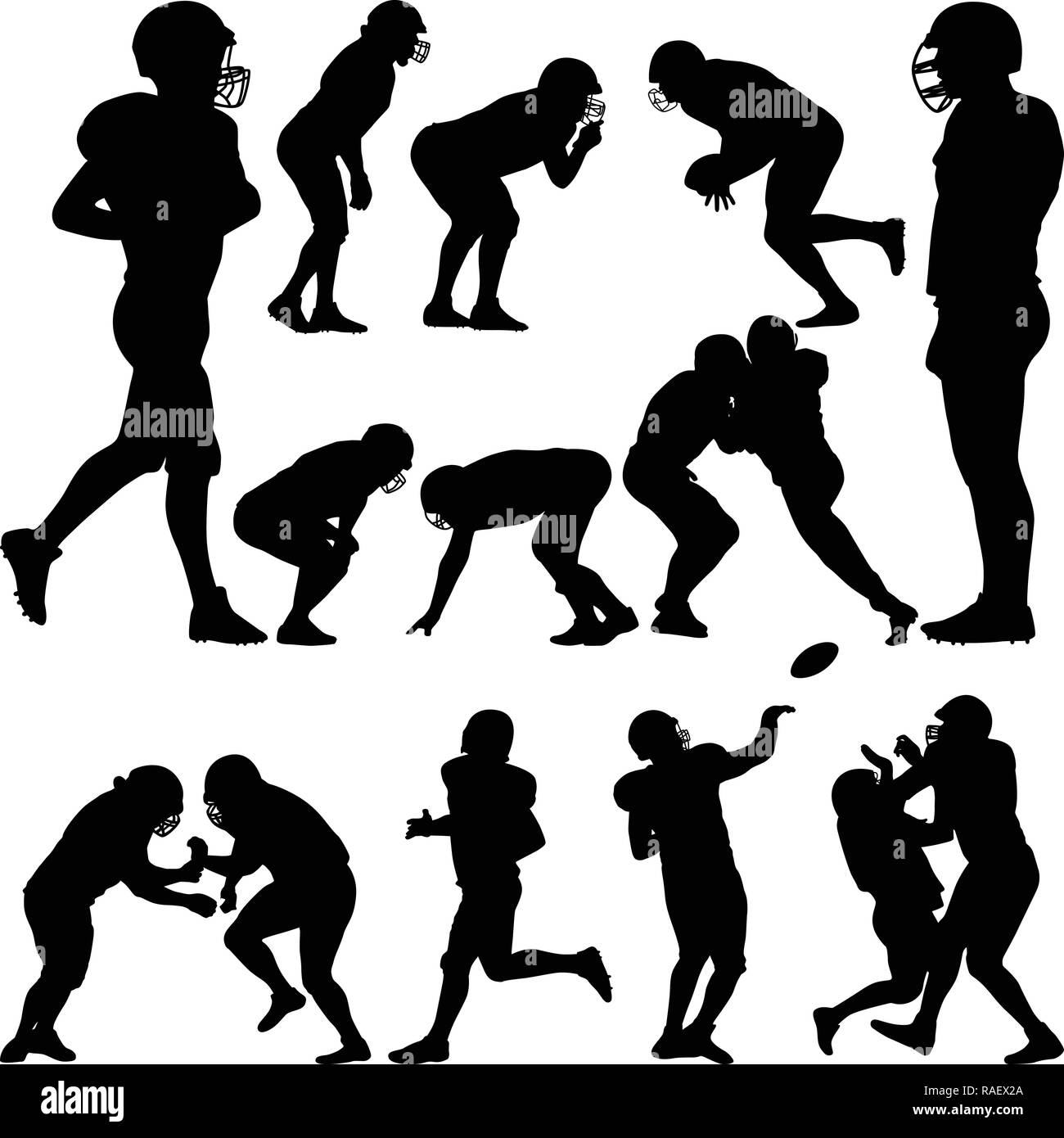 Action football red Black and White Stock Photos & Images - Alamy