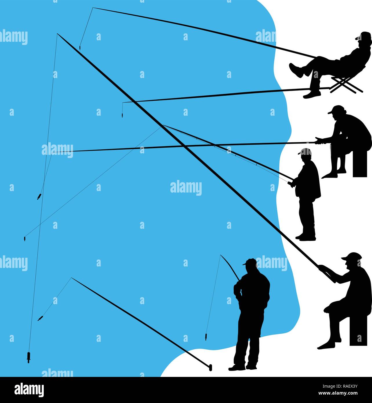 Ocean hunter Stock Vector Images - Alamy