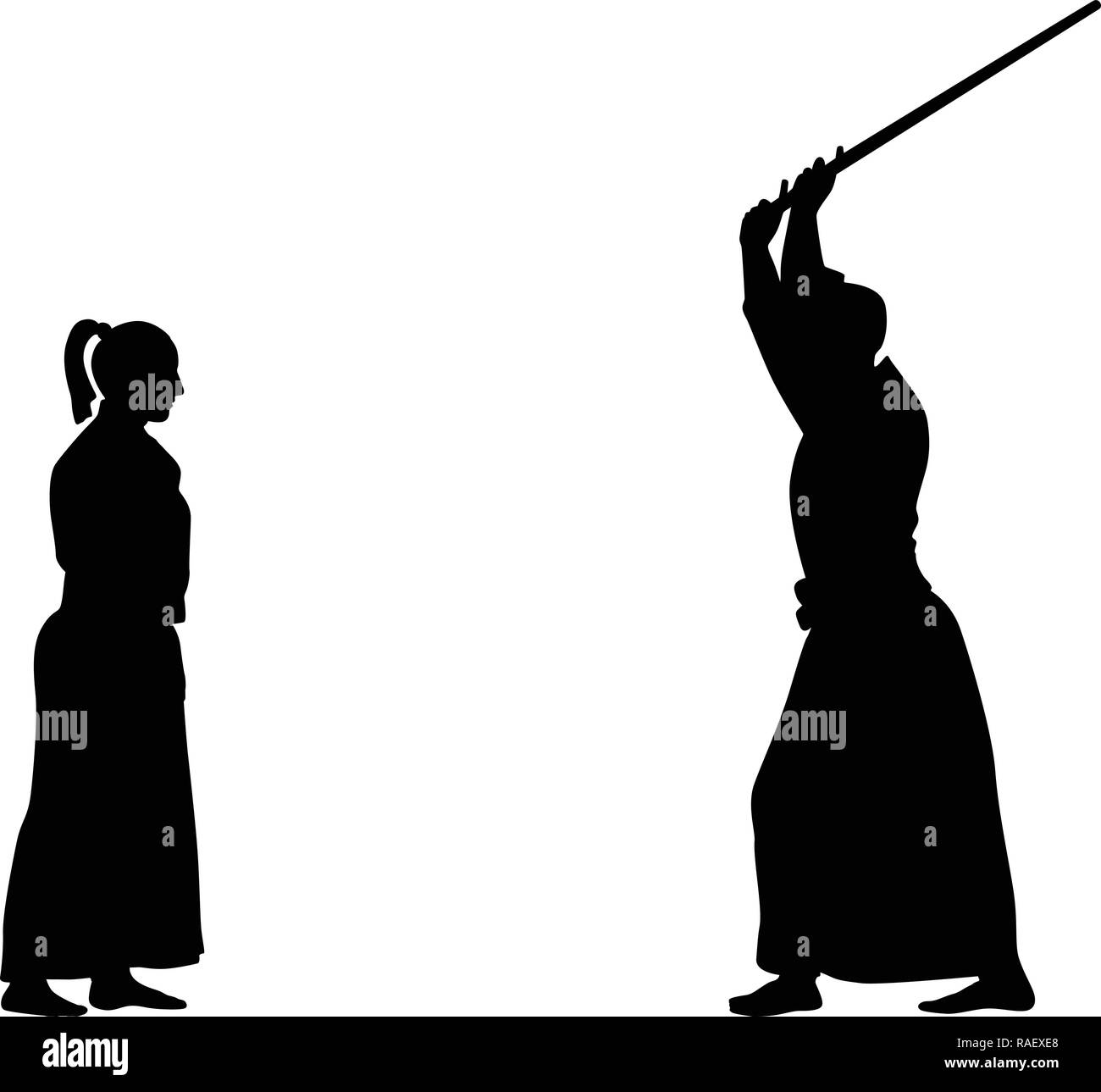 aikido martial art Stock Vector Image & Art - Alamy