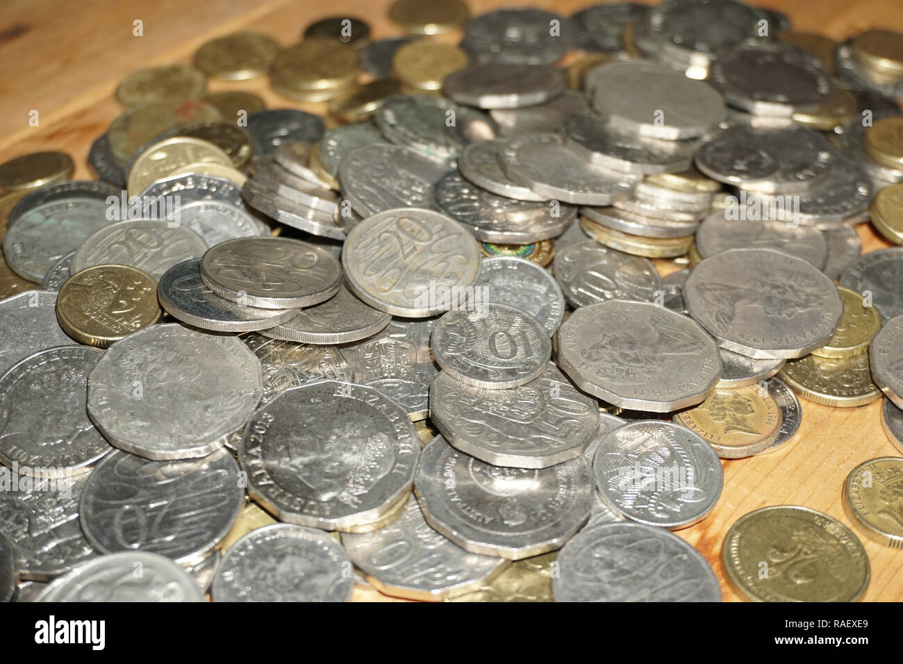 Australian money pile hi-res stock photography and images - Alamy