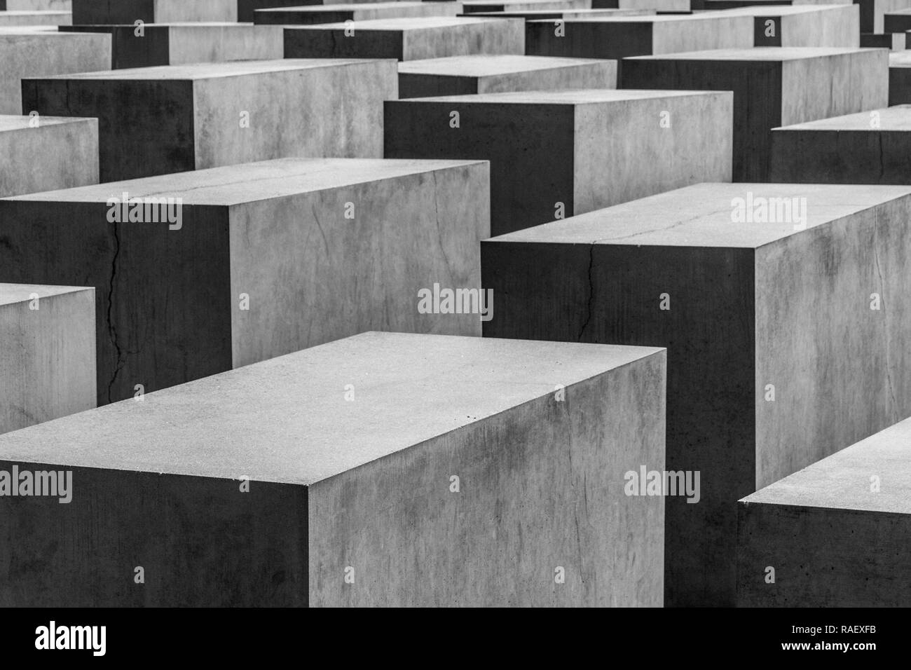 Holocaust memorial landscape Black and White Stock Photos & Images - Alamy