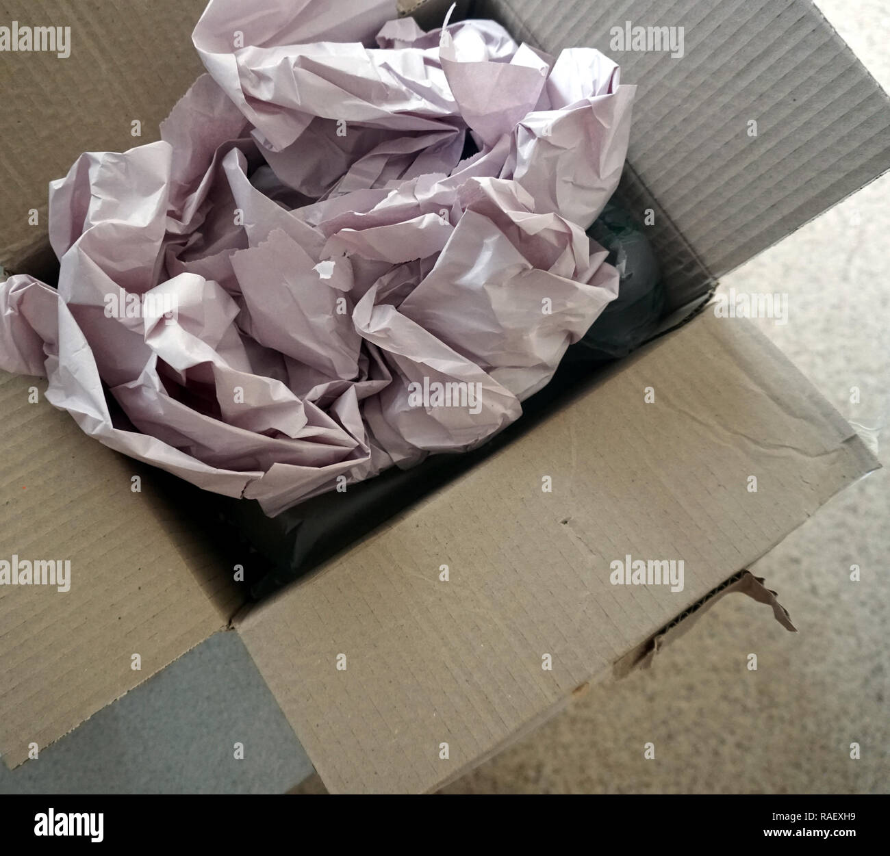 Interior cushioning is used inside boxes to protect products during ...