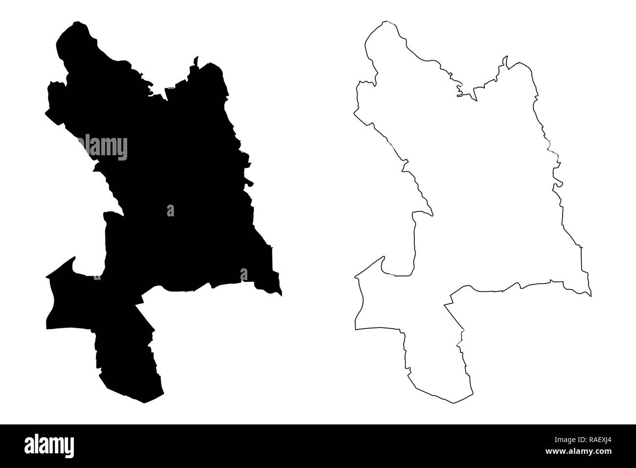 Map of kosice hi-res stock photography and images - Alamy