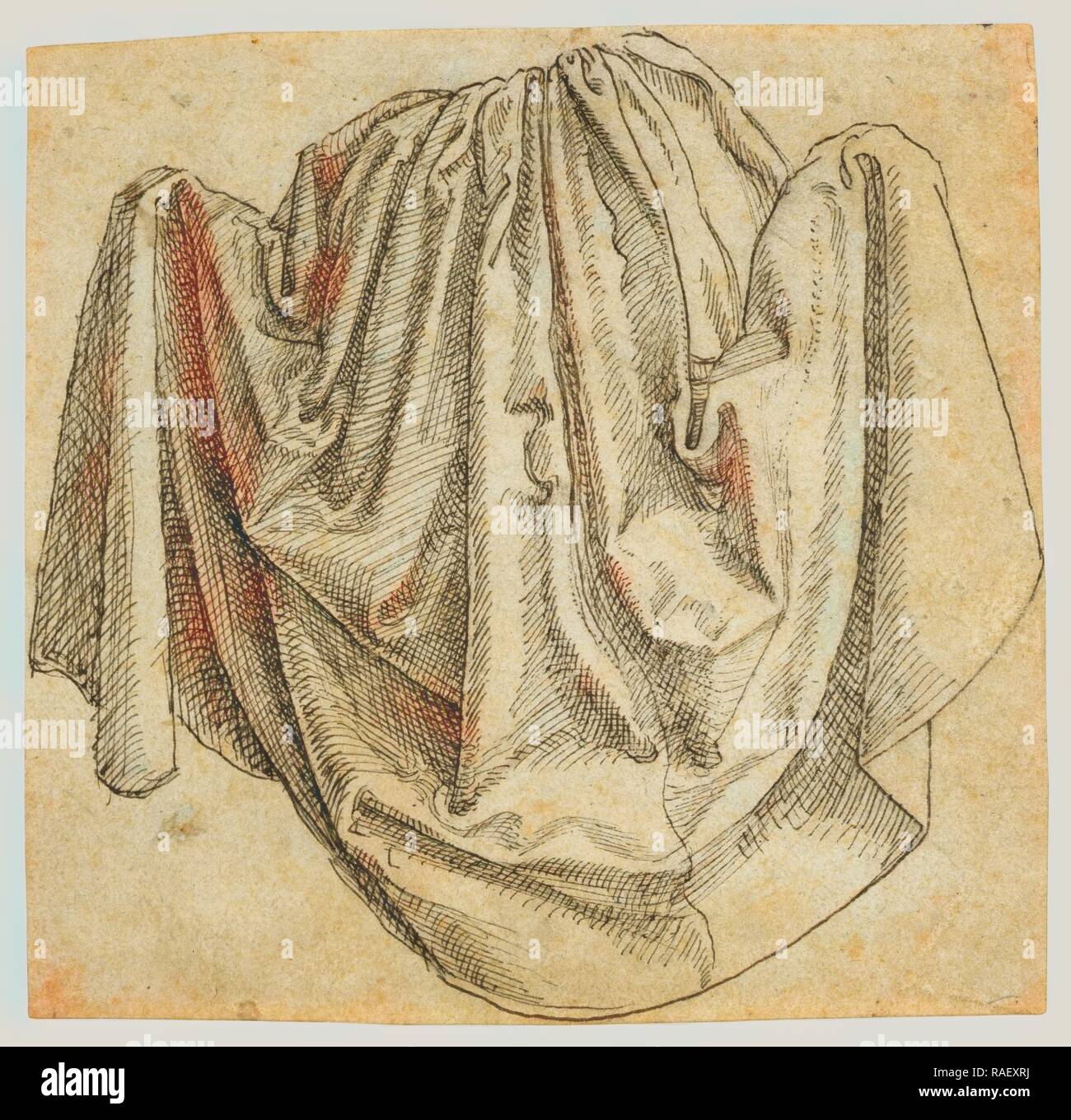 Study of a Hanging Drapery, Hans Brosamer (German, about 1500 - about ...