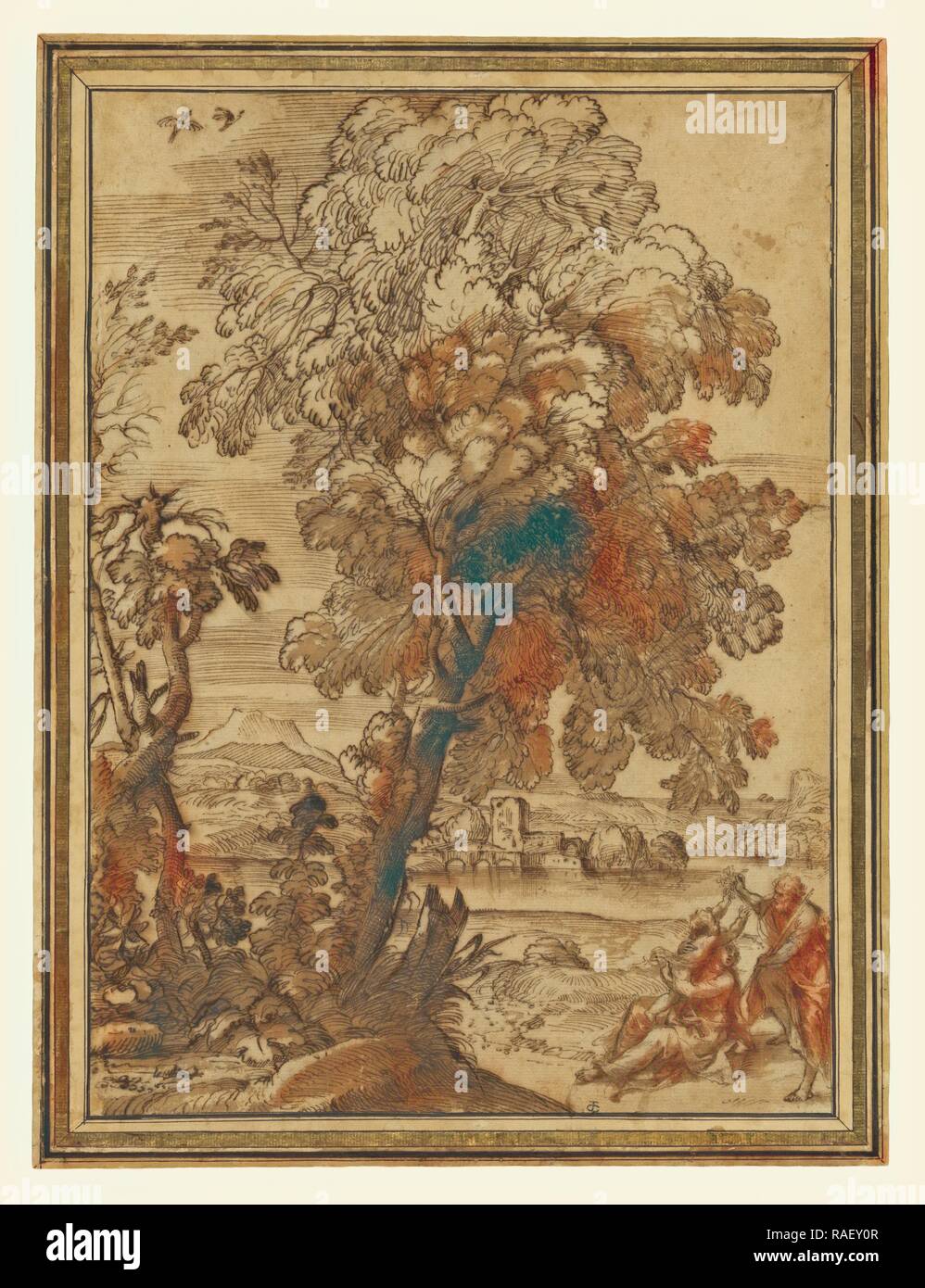 Landscape with the Holy Family (Rest on the Flight into Egypt ...