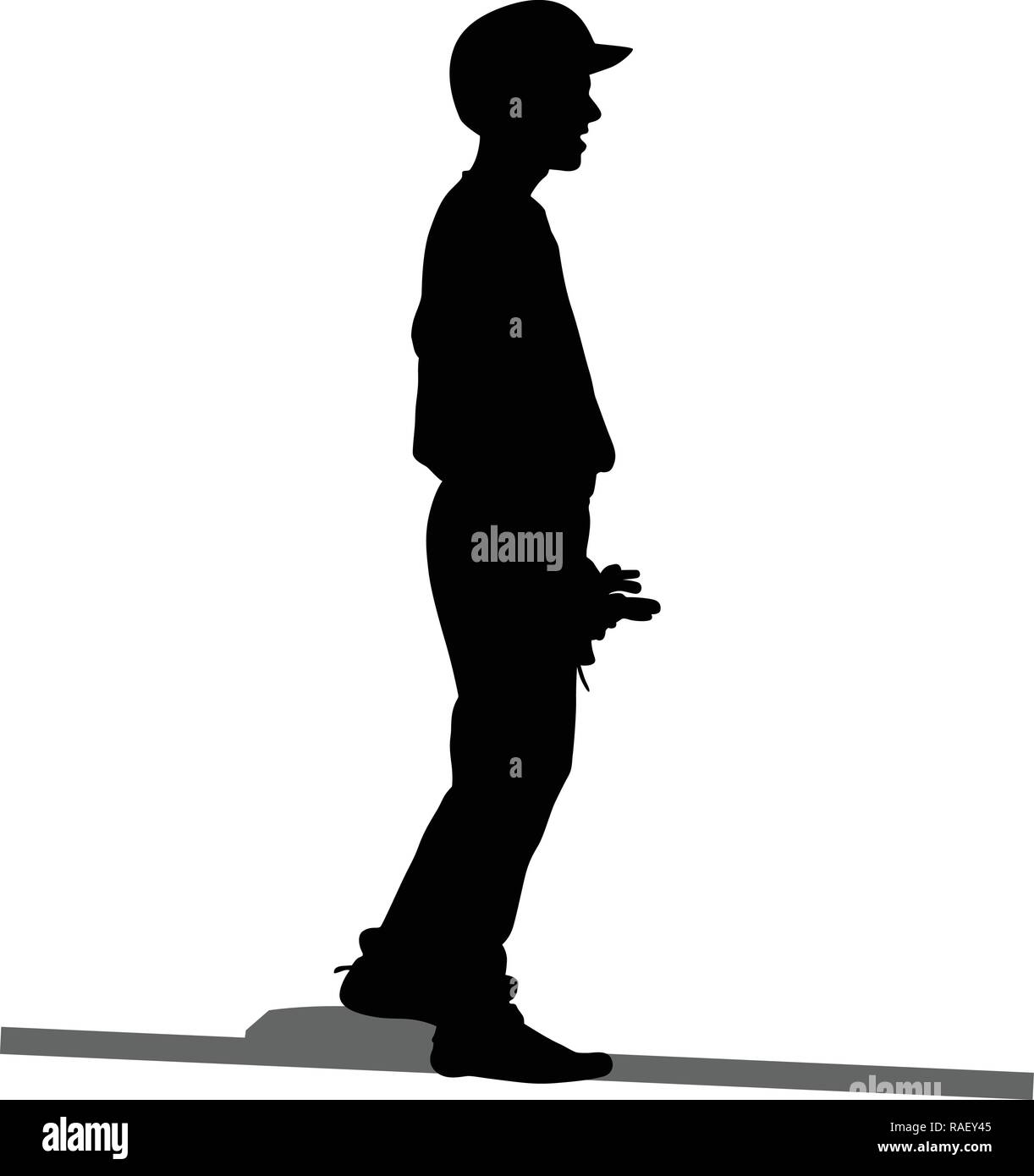 Baseball base on field Black and White Stock Photos & Images - Alamy