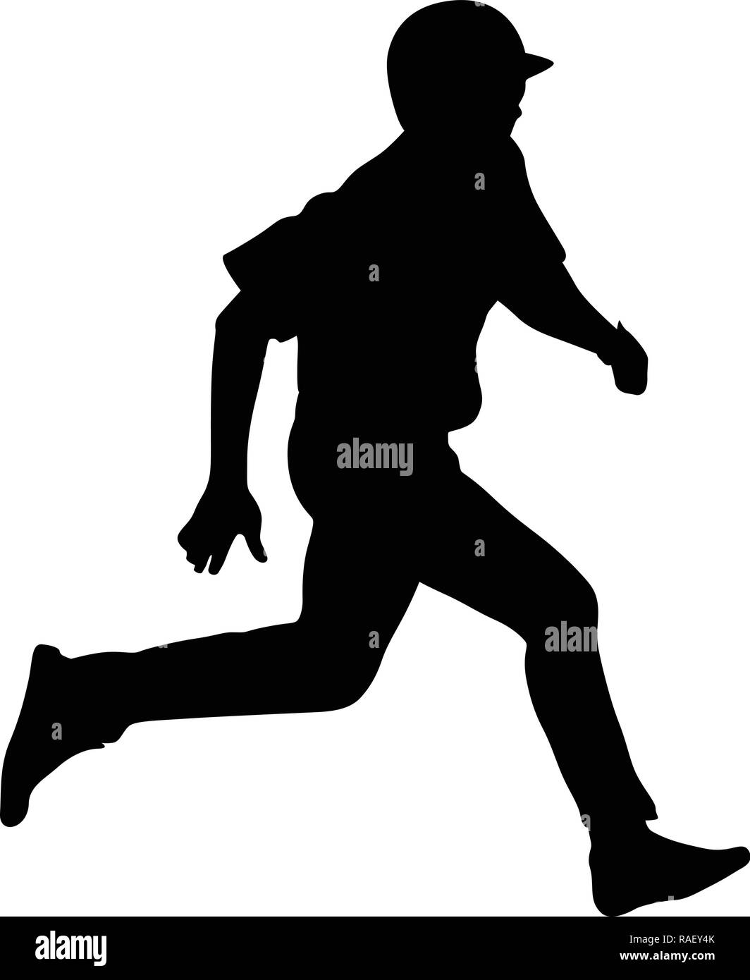 Base runner Cut Out Stock Images & Pictures - Alamy