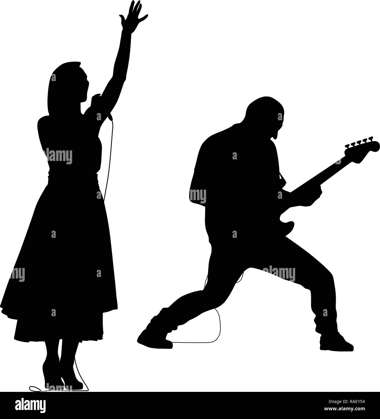 singer and guitarist Stock Vector Image & Art - Alamy