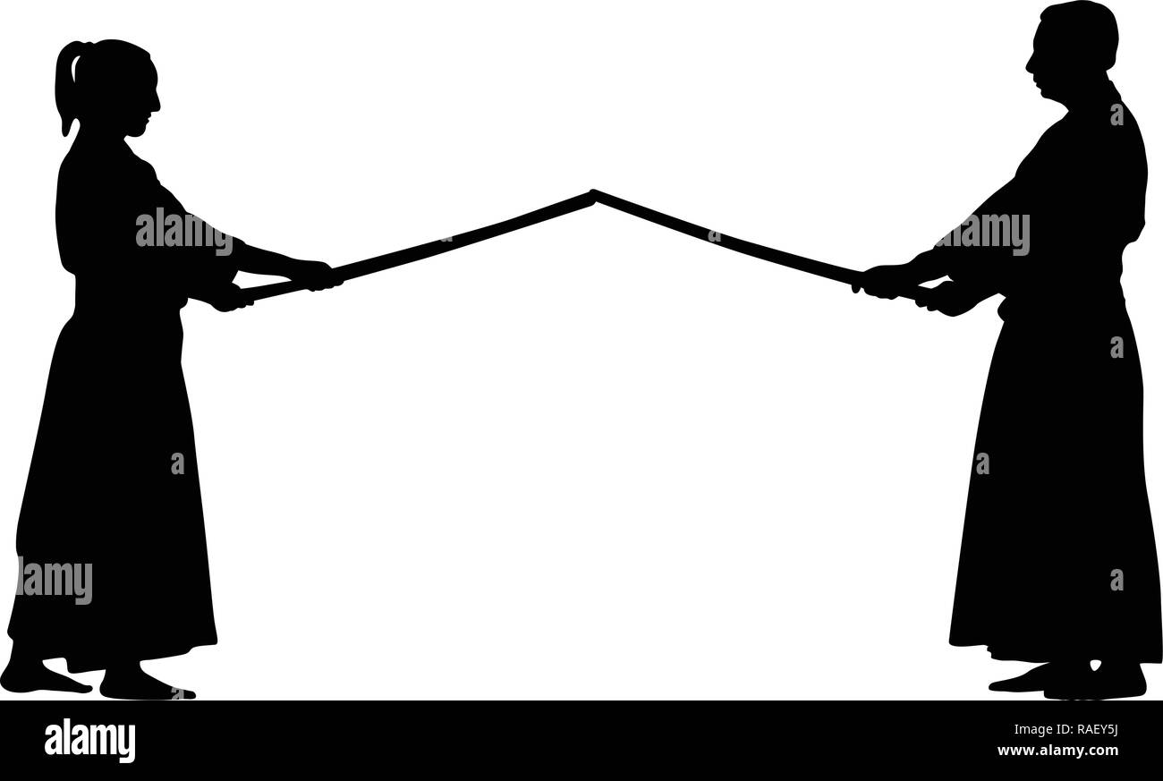 Aikido vector vectors hi-res stock photography and images - Alamy