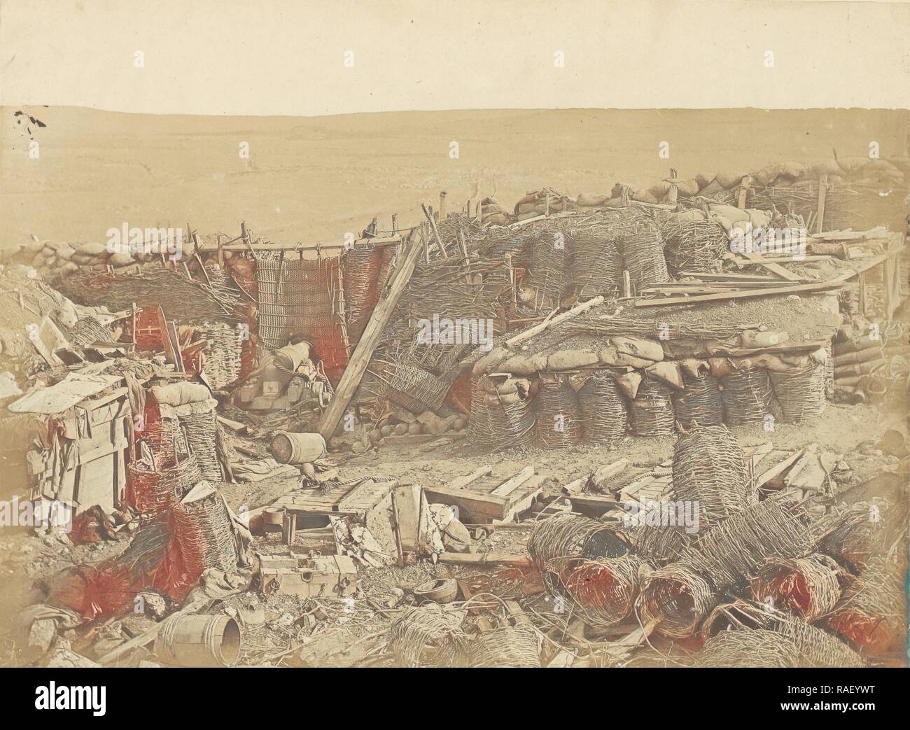 Interior of the Redan - Russian Battery, James Robertson (English, 1813 ...