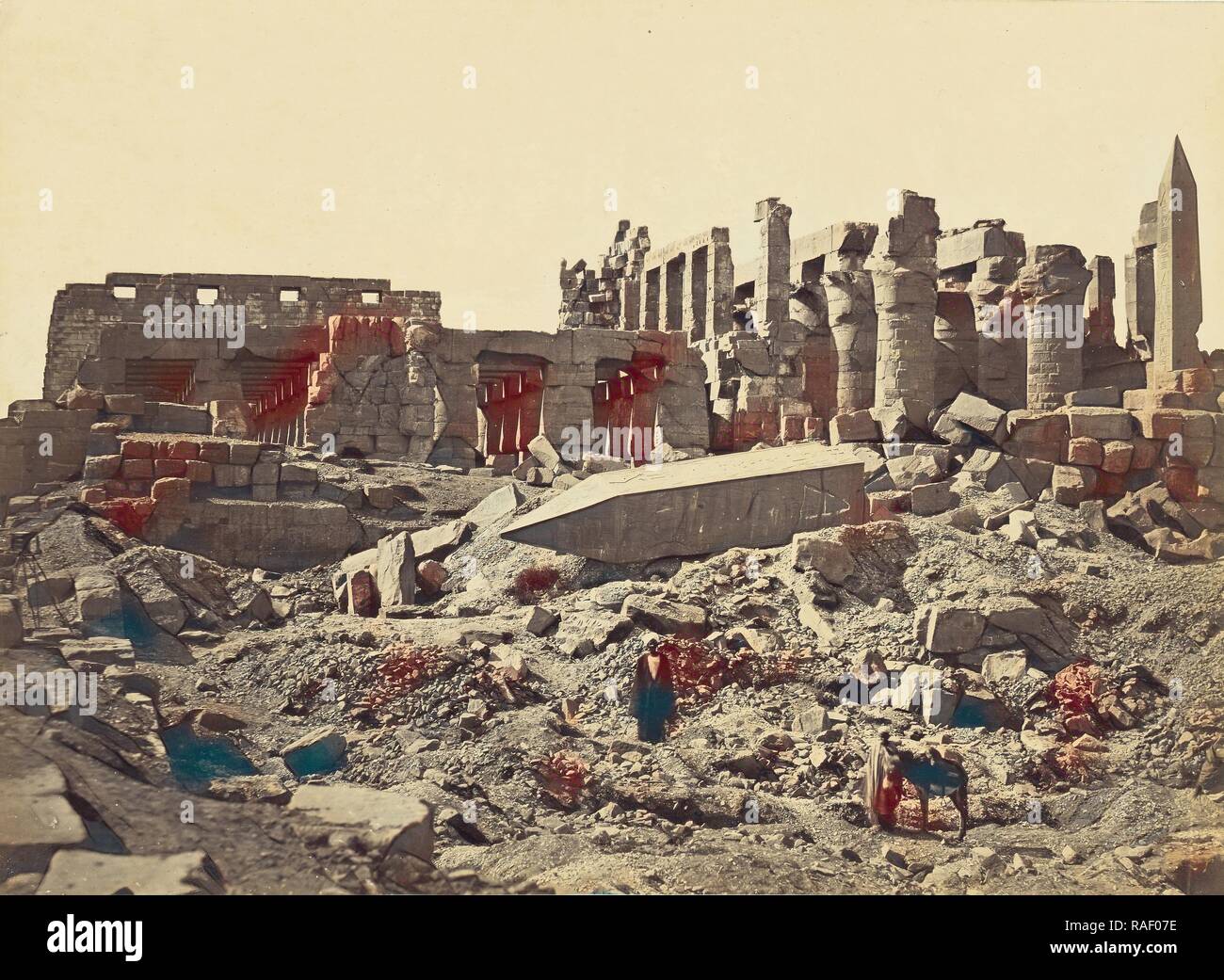 Temple of El-Karnak, From the South East, Francis Frith (English, 1822 ...