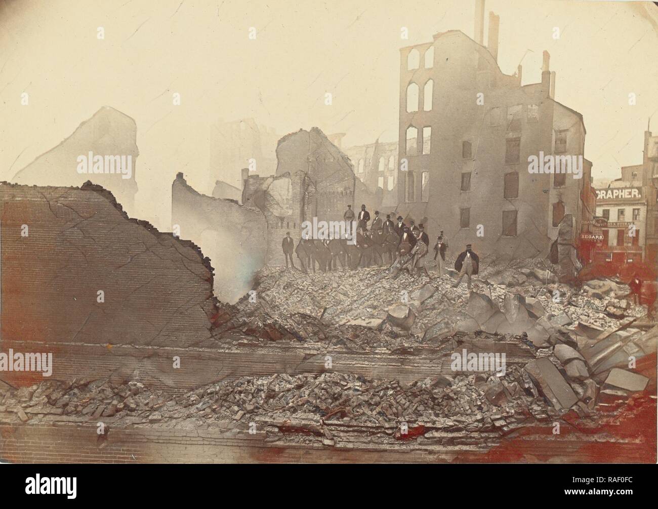 South Side of Milk Street - Looking Toward Washington, James Wallace ...