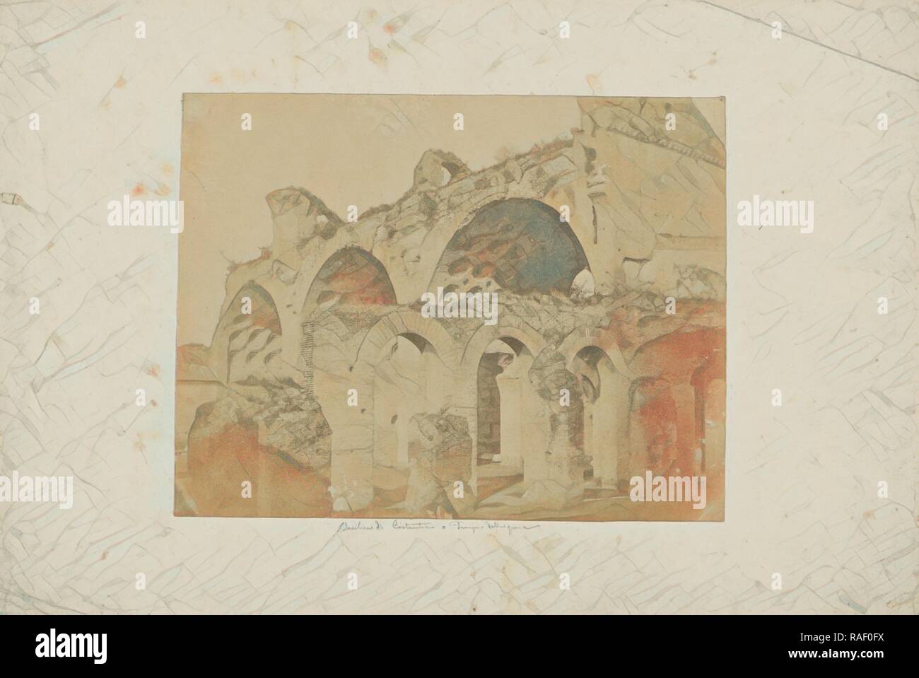 Basilica of Maxentius and Constantine, Italian, Rome, Italy, Europe ...