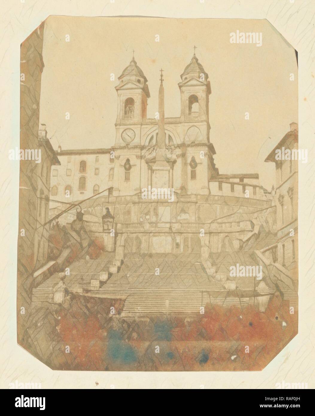 Chiesa Trinità dei Monti, Attributed to Giacomo Caneva (Italian, 1813 ...